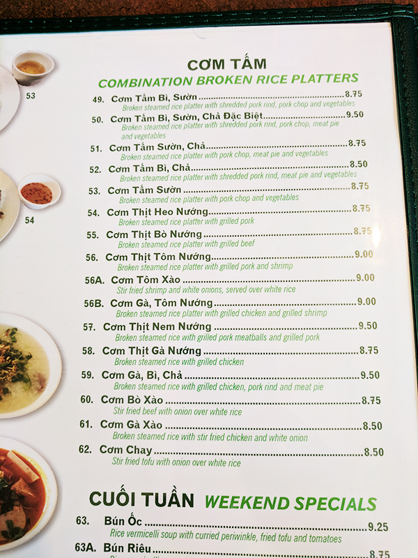 Pho Tau Bay: Com Tam | My Annoying Opinions