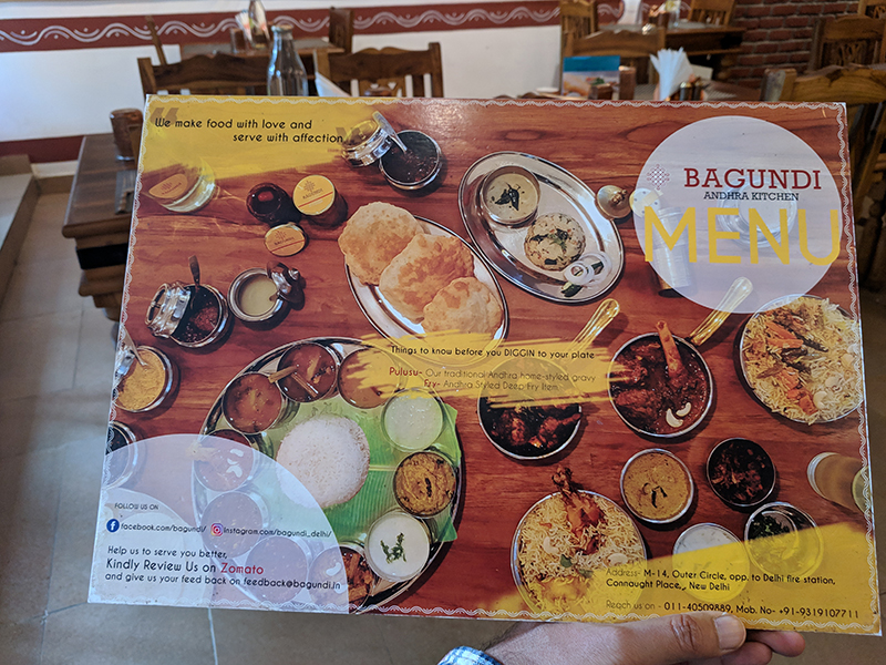 Bagundi, Menu | My Annoying Opinions