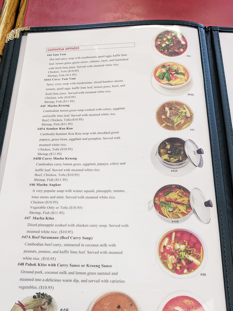 Cheng Heng, Menu, Cambodia entrees | My Annoying Opinions