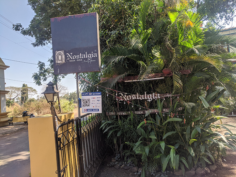 Fernando’s Nostalgia (Goa, Jan 2020) | My Annoying Opinions