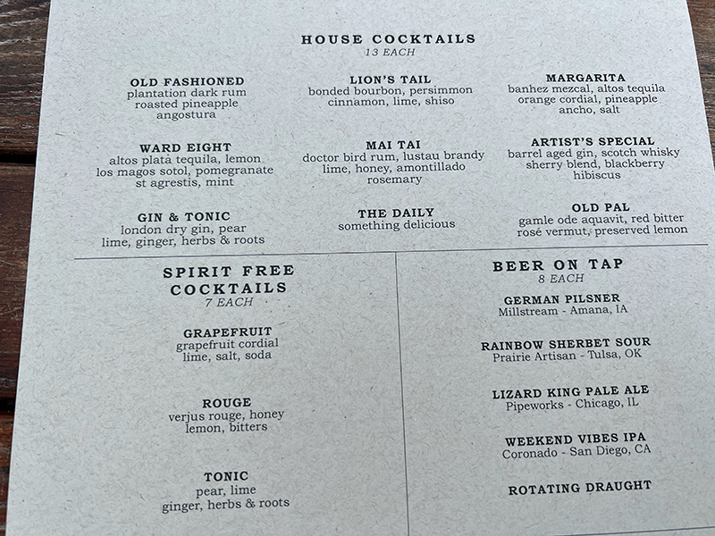 Spoon and Stable, Cocktails, Beer | My Annoying Opinions