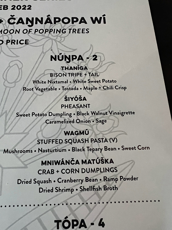 Owamni, Menu, Nunpa-2 | My Annoying Opinions