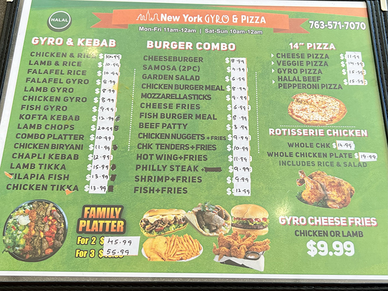 NY Gyro, Columbia Heights, Menu | My Annoying Opinions
