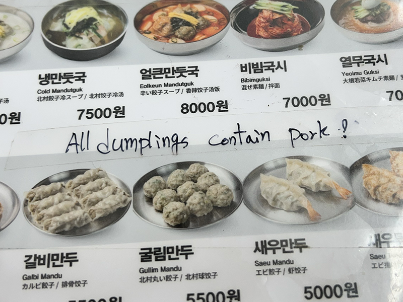 Bukchon Son Mandu, Insadong (Seoul, March 2023) | My Annoying Opinions