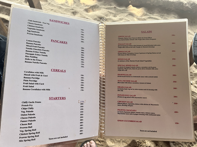 Blue Lagoon, Menu, Sandwiches, Breakfast, Starters, Salads | My ...