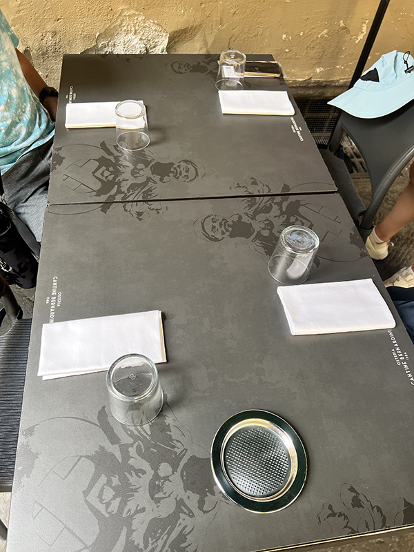 Osteria Cantine Bernardini, Outdoor table | My Annoying Opinions