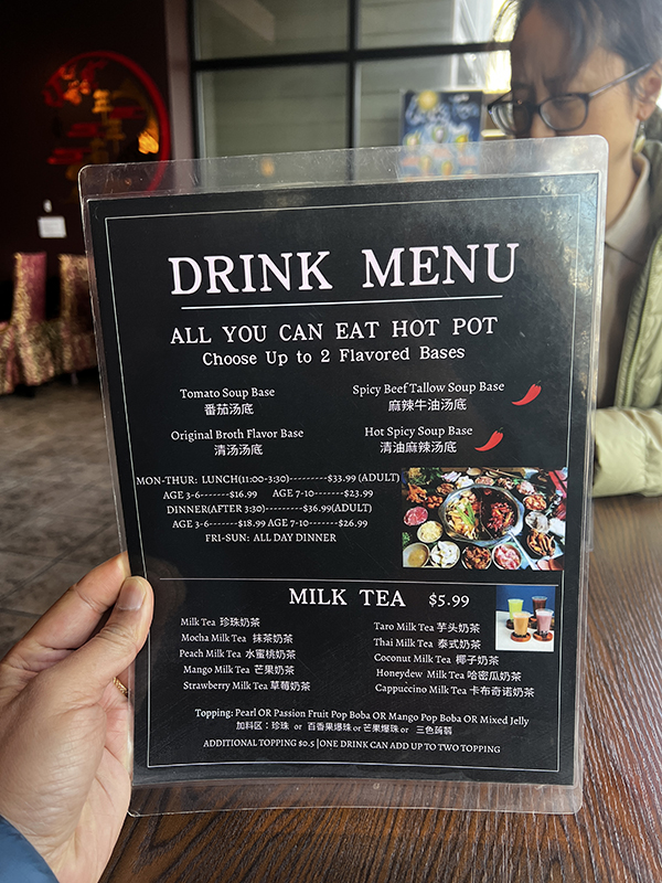 Kung Fu Hotpot, Menu, Hot Pot, Milk Tea | My Annoying Opinions