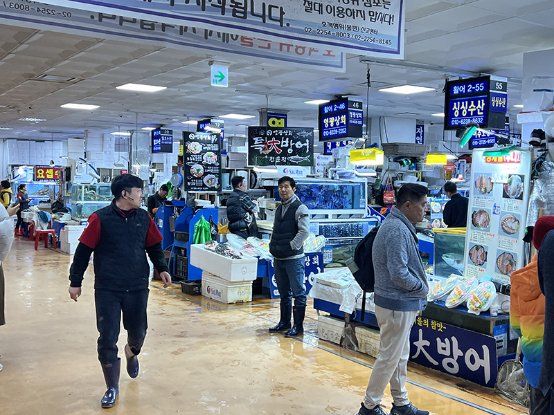 Noryangjin Fish Market, Restaurant runner | My Annoying Opinions