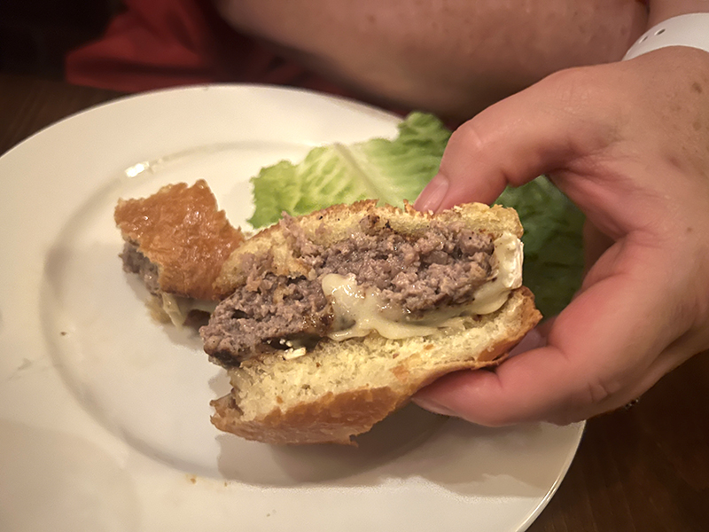 112 Eatery, Over-cooked burger | My Annoying Opinions